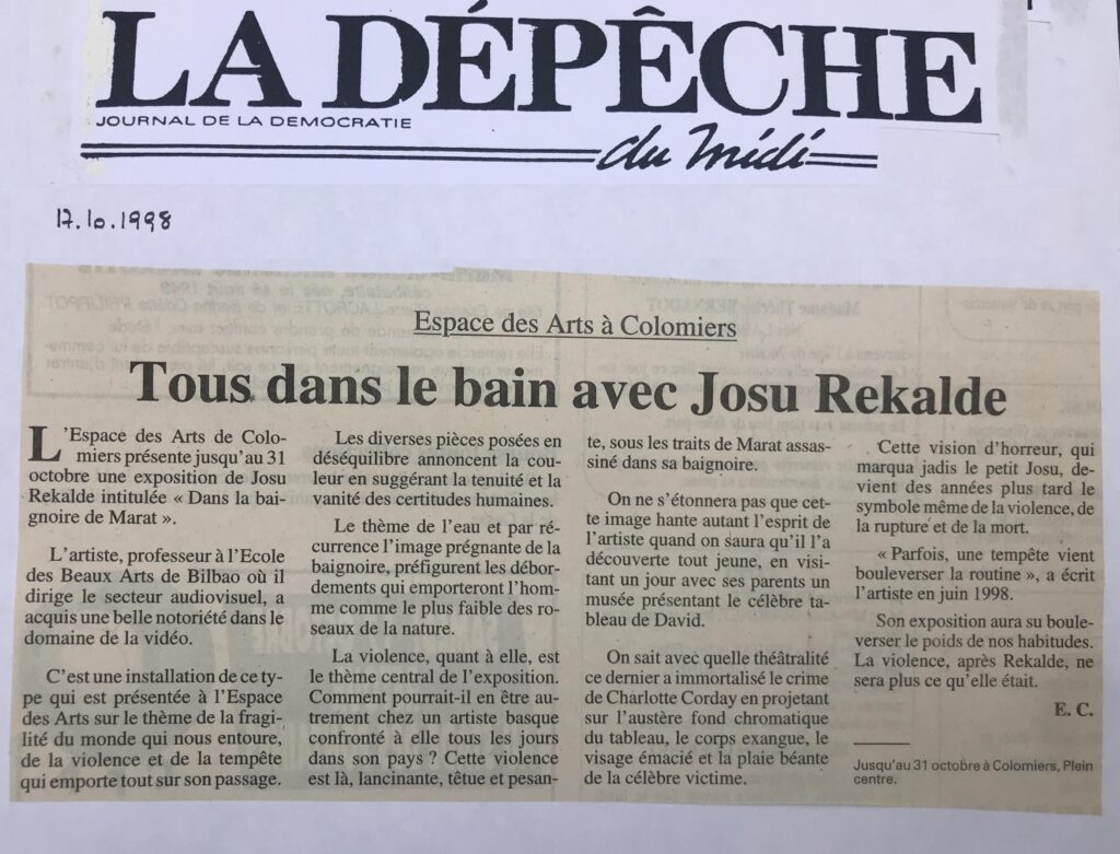Dans la Baignoire de Marat / Maraten Bainontzian / En la Bañera de ...